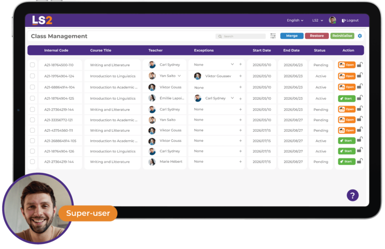Classeo - Class Management simplified on Moodle